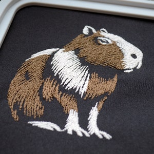 Realistic Capybara Embroidery Designs Bundle - Lifelike Adorable Animal ...