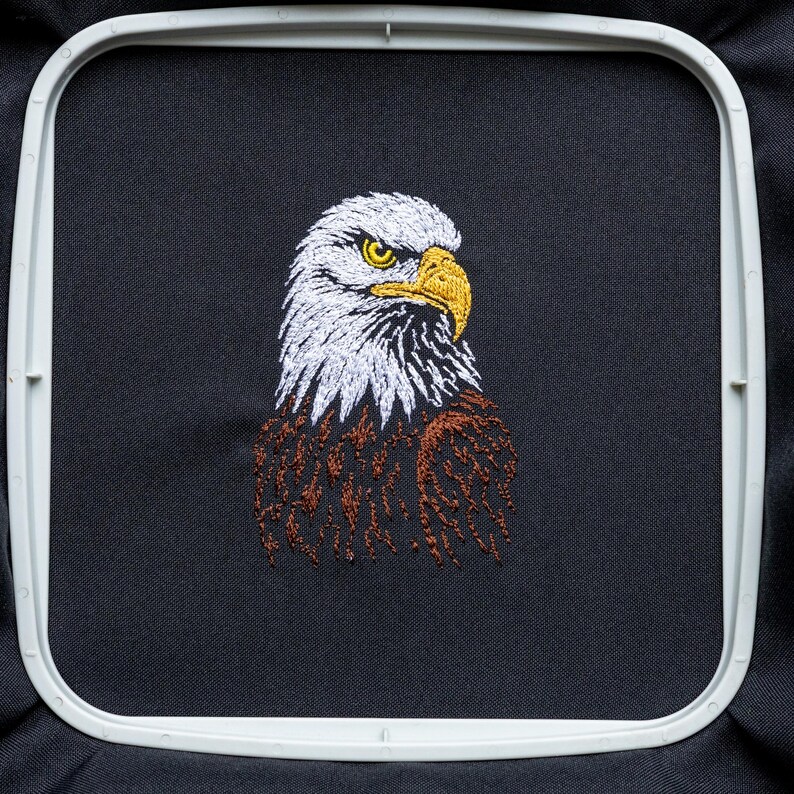 Regal Bald Eagle Embroidery Design, American Wildlife Bird of Prey ...
