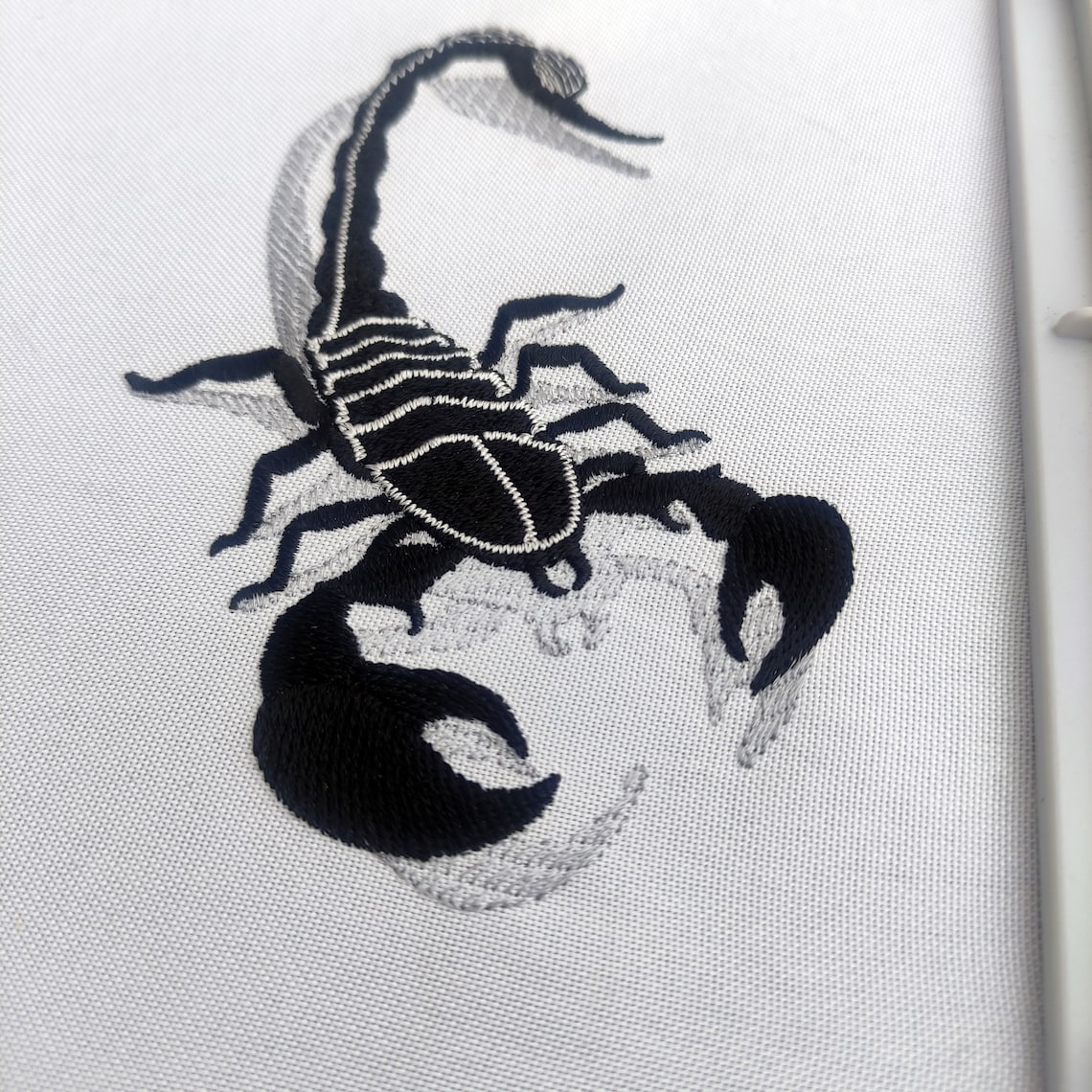 3D Scorpion Embroidery Design, Realistic Scorpio Sign, Deadly Danger ...