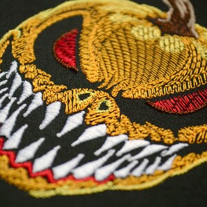 Angry Pumpkin Face Embroidery Design - Light Stitch Demonic Halloween ...