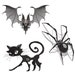 Gothic Halloween Embroidery Designs BUNDLE Witchy Black Cat, 3D Spider ...