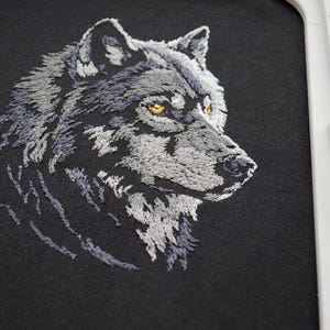 Wild Wolf Machine Embroidery Designs Bundle, Light Stitch & Filled ...