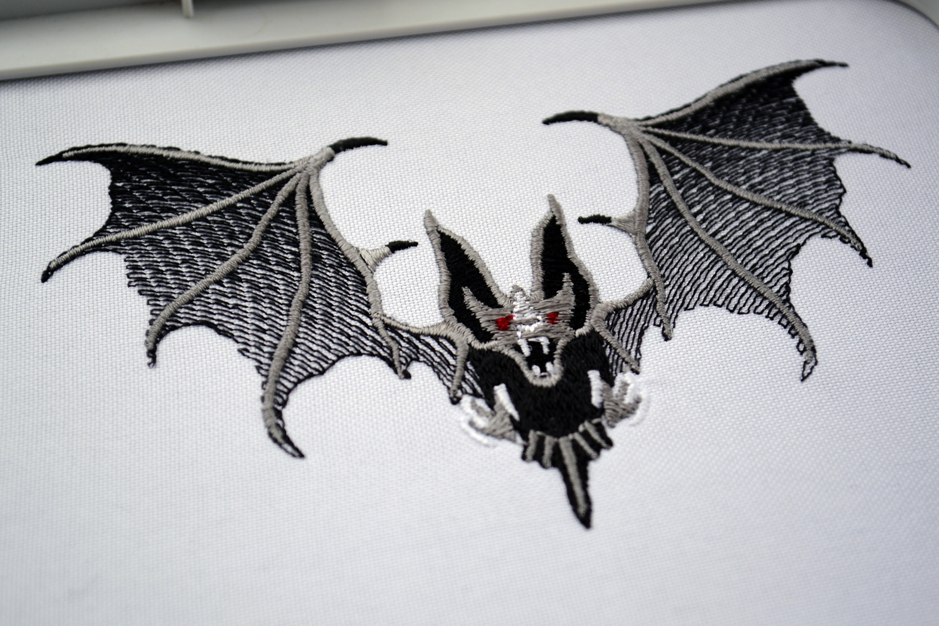 Gothic Embroidery Designs Bundle - Lifelike Creepy Bat, Scorpion, and ...