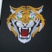 Quick Stitch Fierce Tiger Embroidery Design Sketch Angry Wild Animal ...