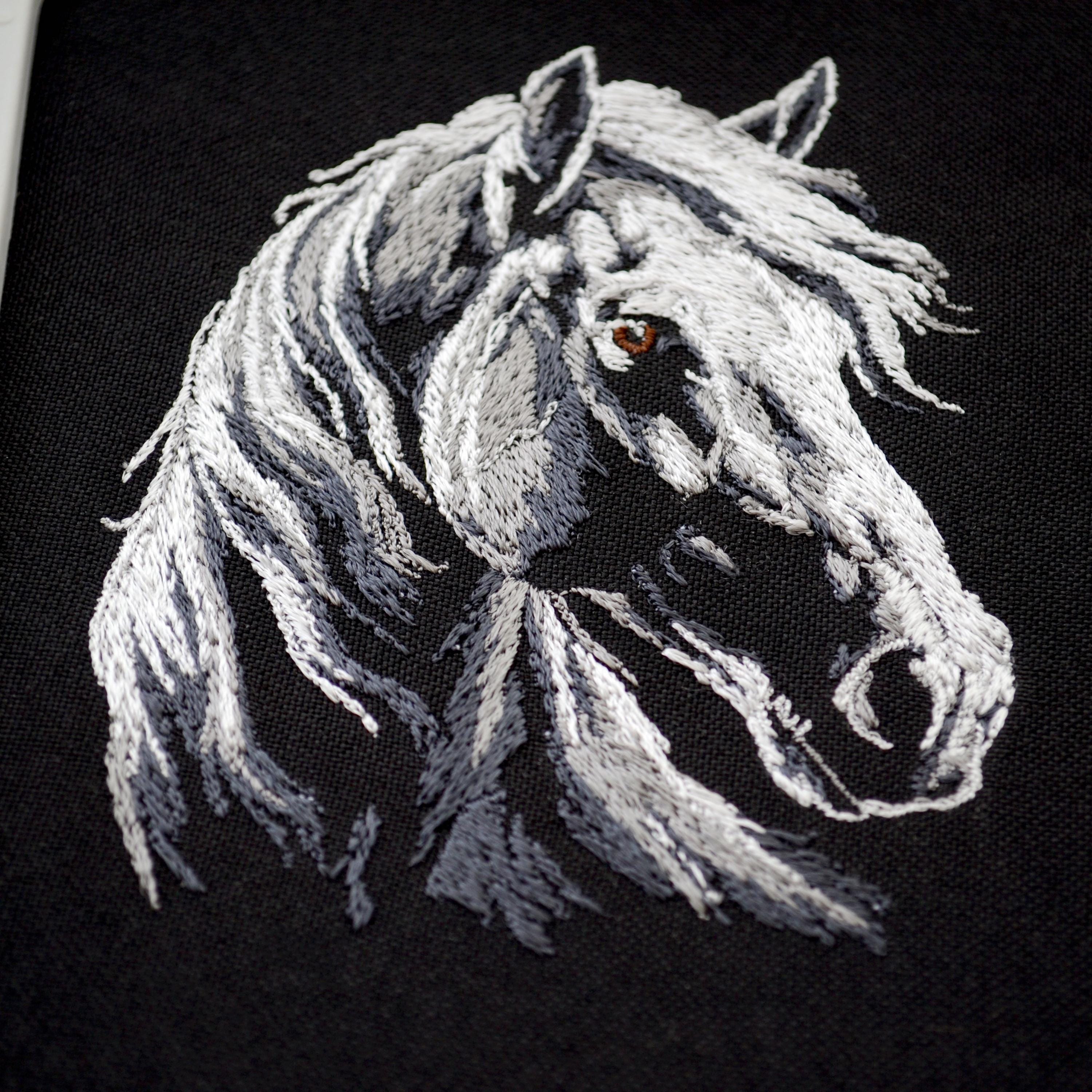 Elegant Horse Head Embroidery Designs Bundle, Realistic & Tribal ...