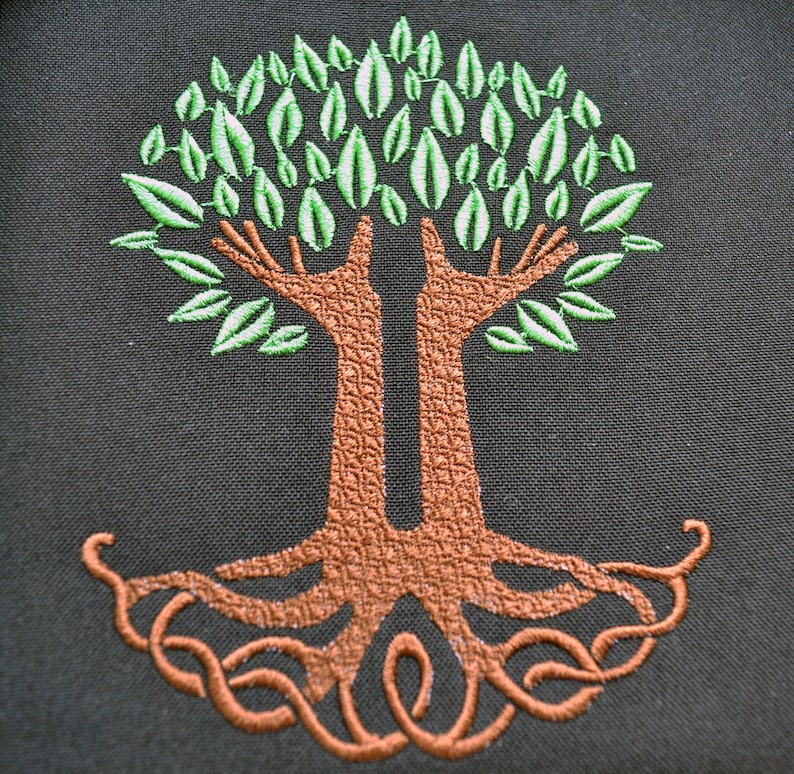 Tree of Life Embroidery Design Celtic Life Cycle Digital - Etsy
