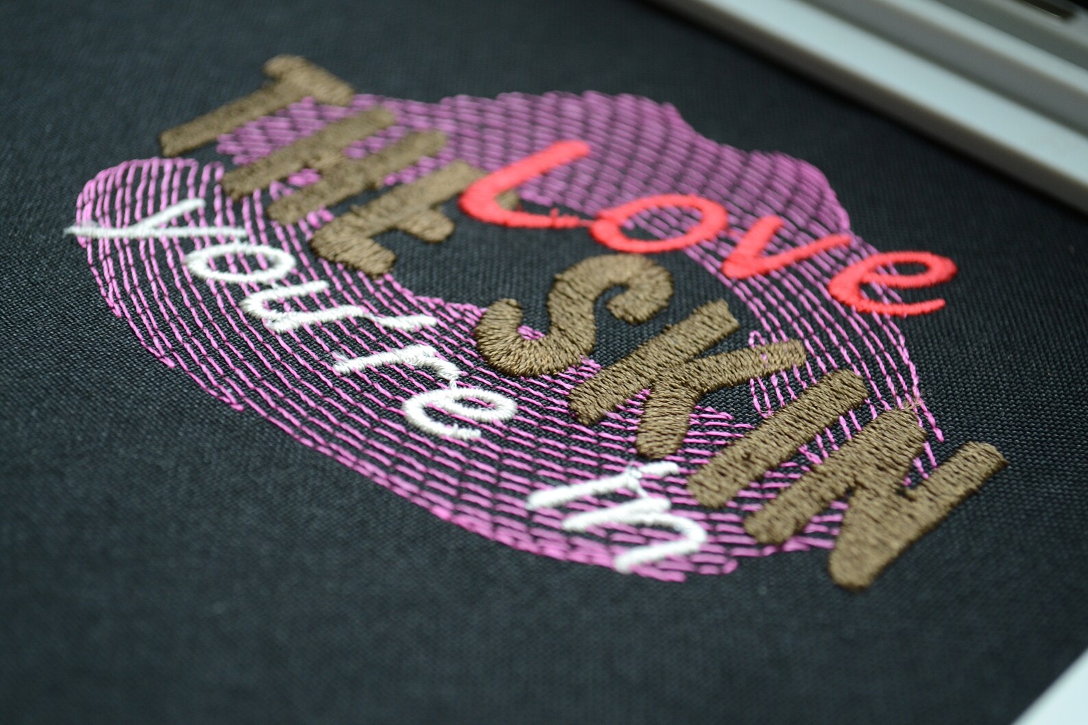 Love the Skin You're in Embroidery Design Melanin Shades - Etsy