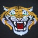 Quick Stitch Fierce Tiger Embroidery Design - Sketch Angry Wild Animal ...