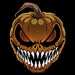 Sketch Stitch Demonic Pumpkin Head - Creepy Halloween Embroidery Design ...