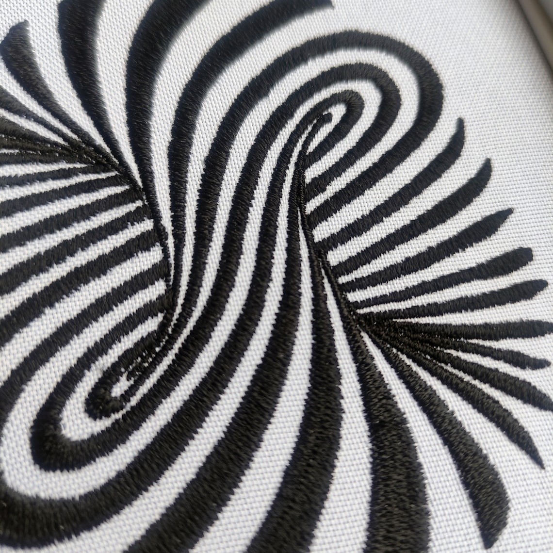 Optical Illusion Embroidery Design Hypnotic 3D Tornado - Etsy