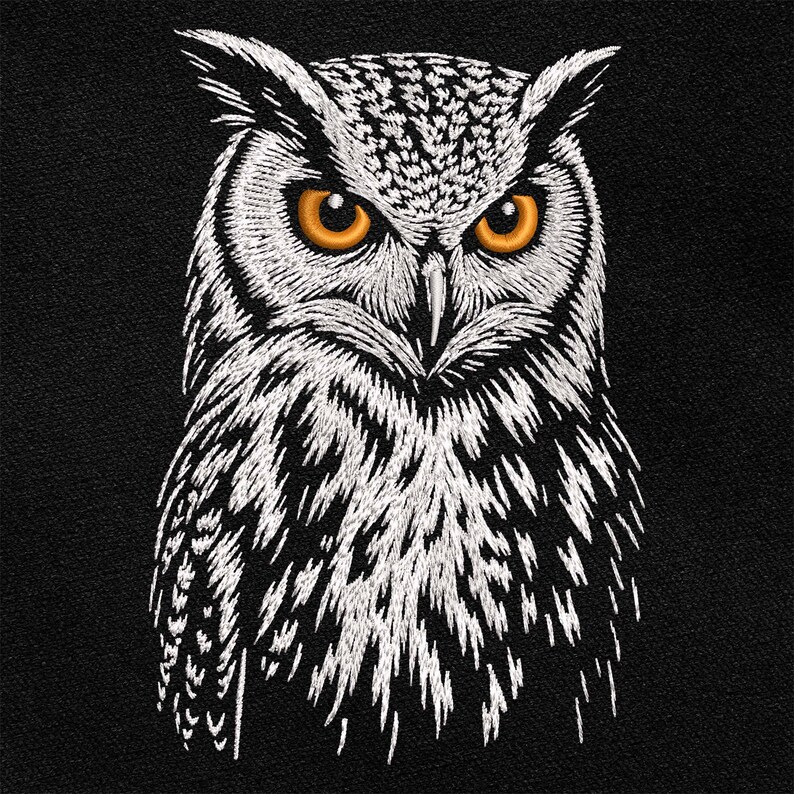 Wildlife Embroidery Design Bundle, Owl Wolf Fox Rabbit Pattern Set for ...