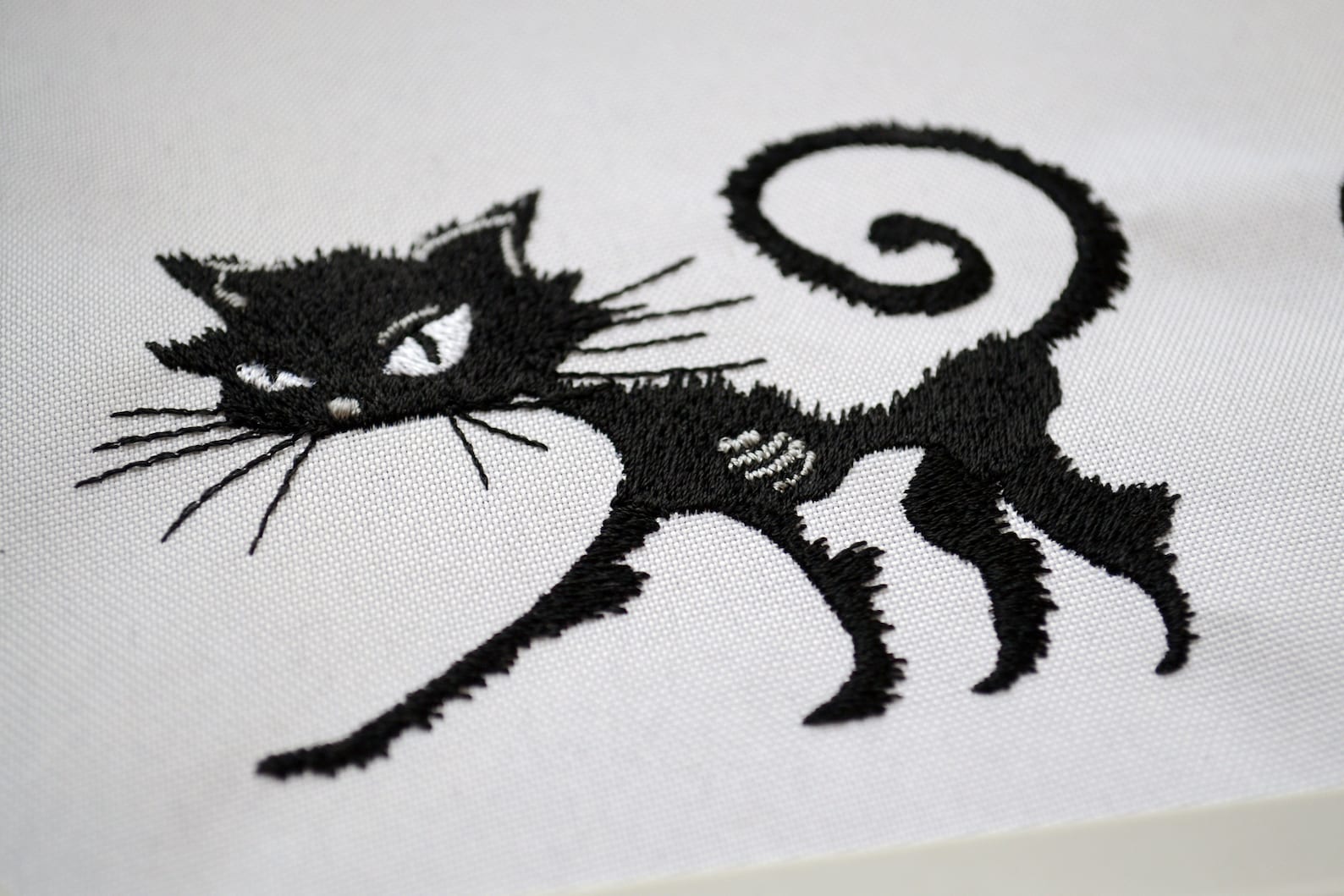 Gothic Halloween Embroidery Designs BUNDLE - Witchy Black Cat, 3D ...