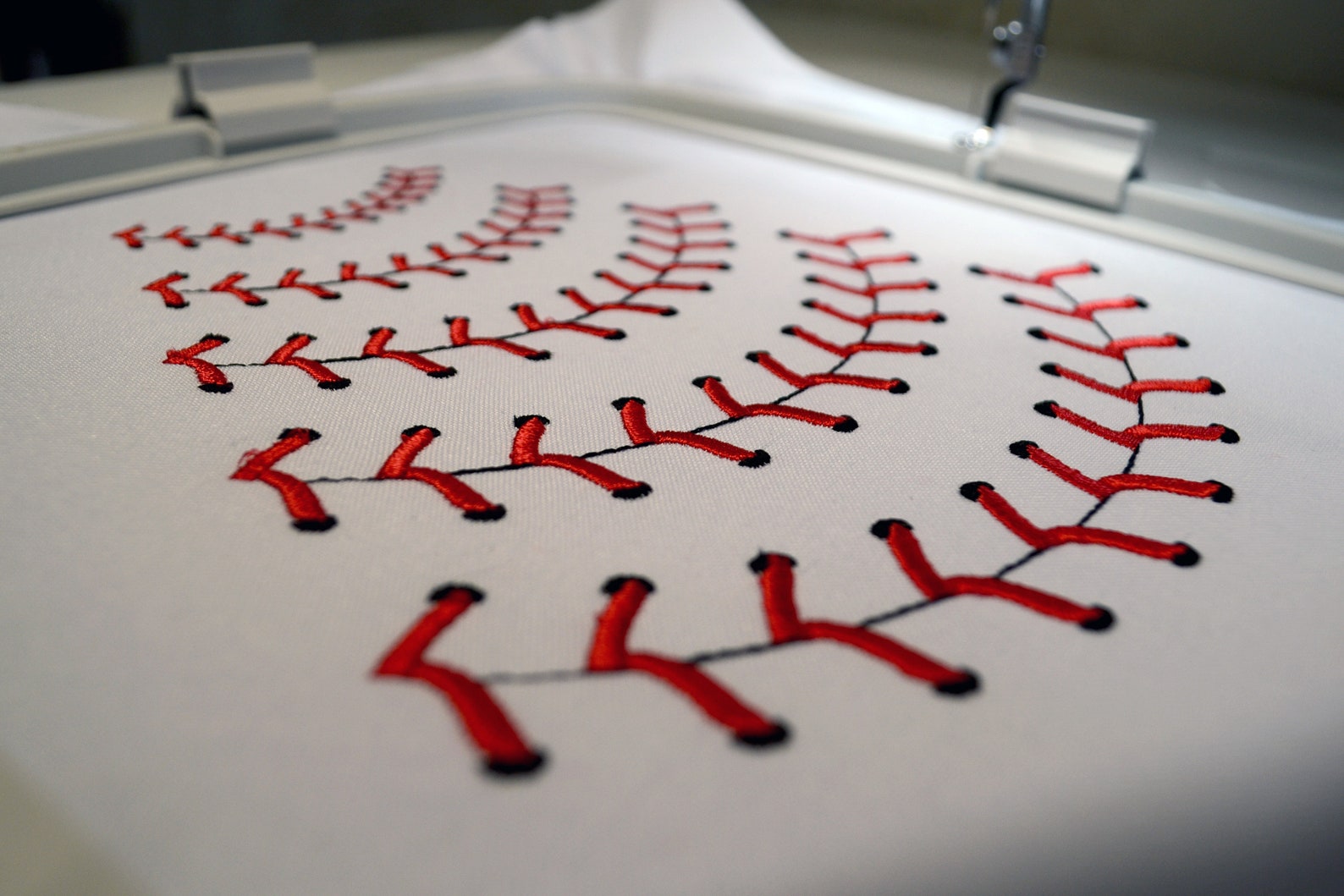 Baseball Softball Stitches Embroidery Design, Sports Ball Fans, Machine ...