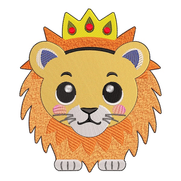 Baby Lion Embroidery - Etsy