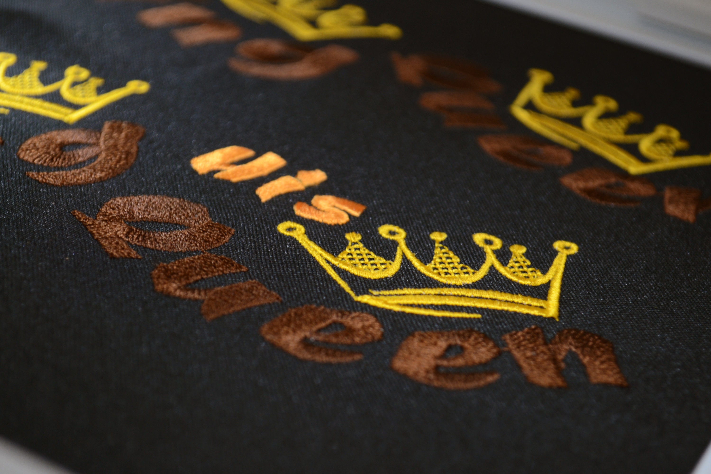 Her King His Queen Embroidery Design, Couple Valentine Sign, Husband ...