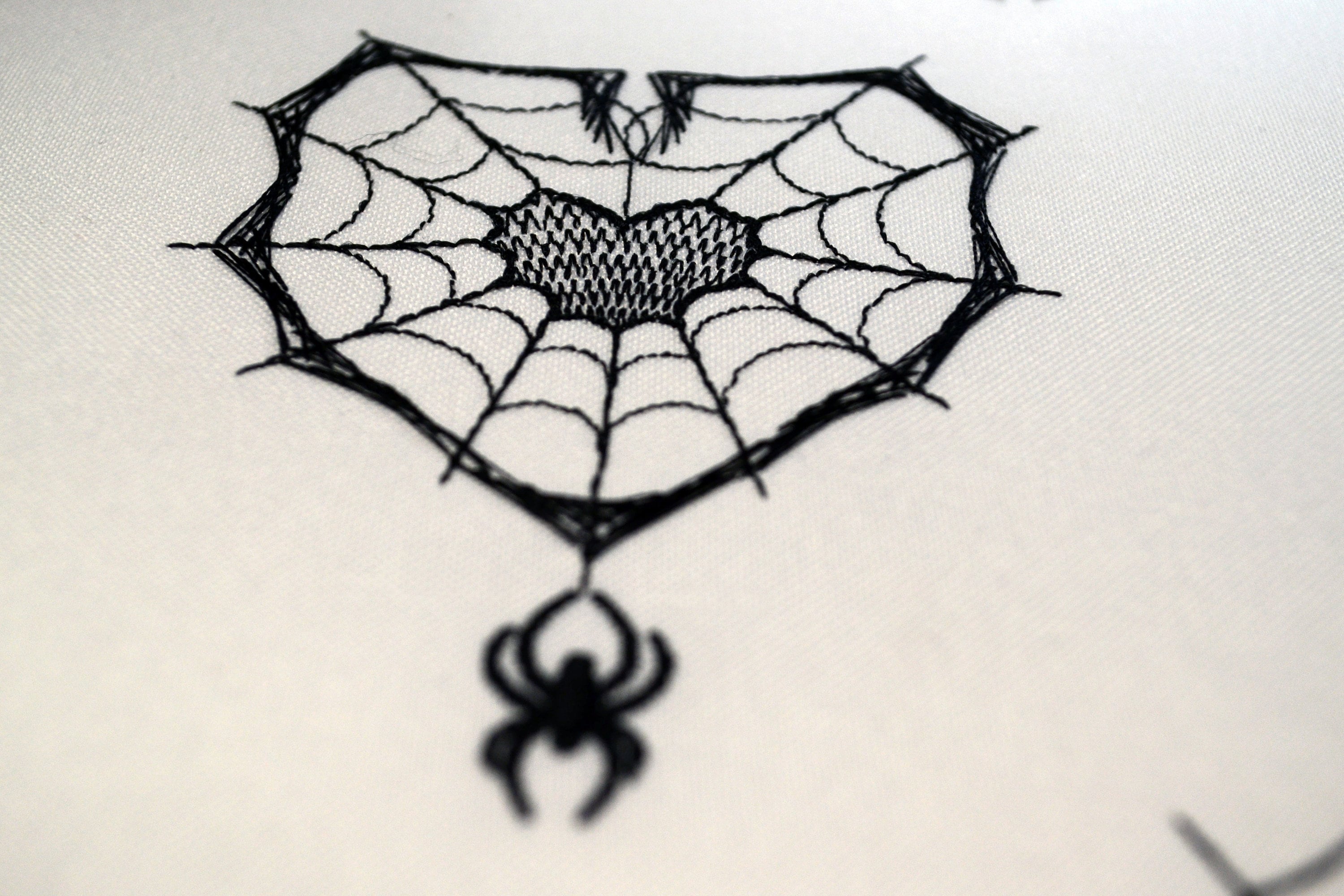 Realistic Gothic Spider Embroidery Designs Set - Lifelike Arachnid and ...