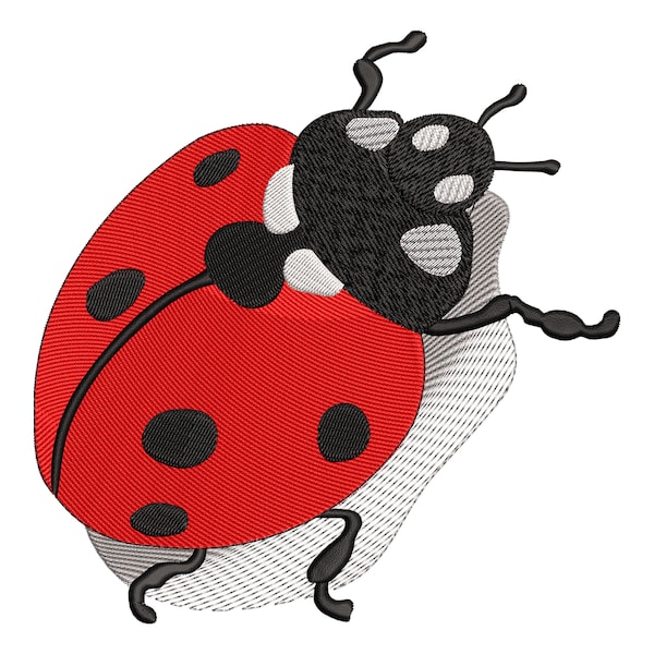 Ladybug Embroidery - Etsy