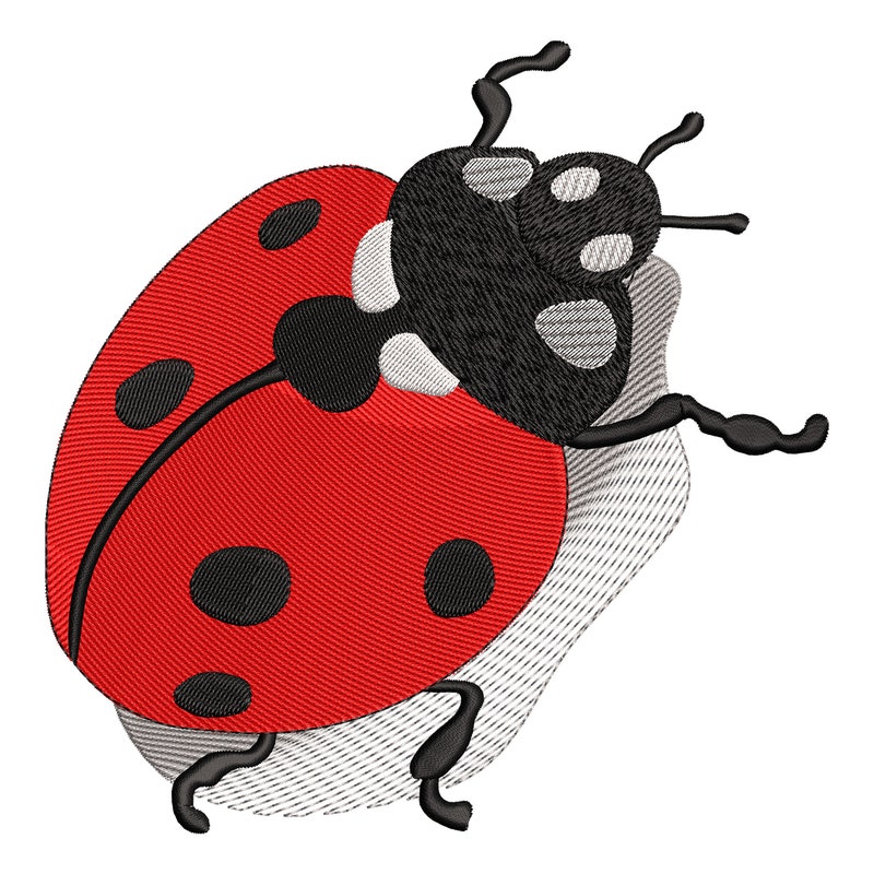 Ladybug Embroidery - Etsy