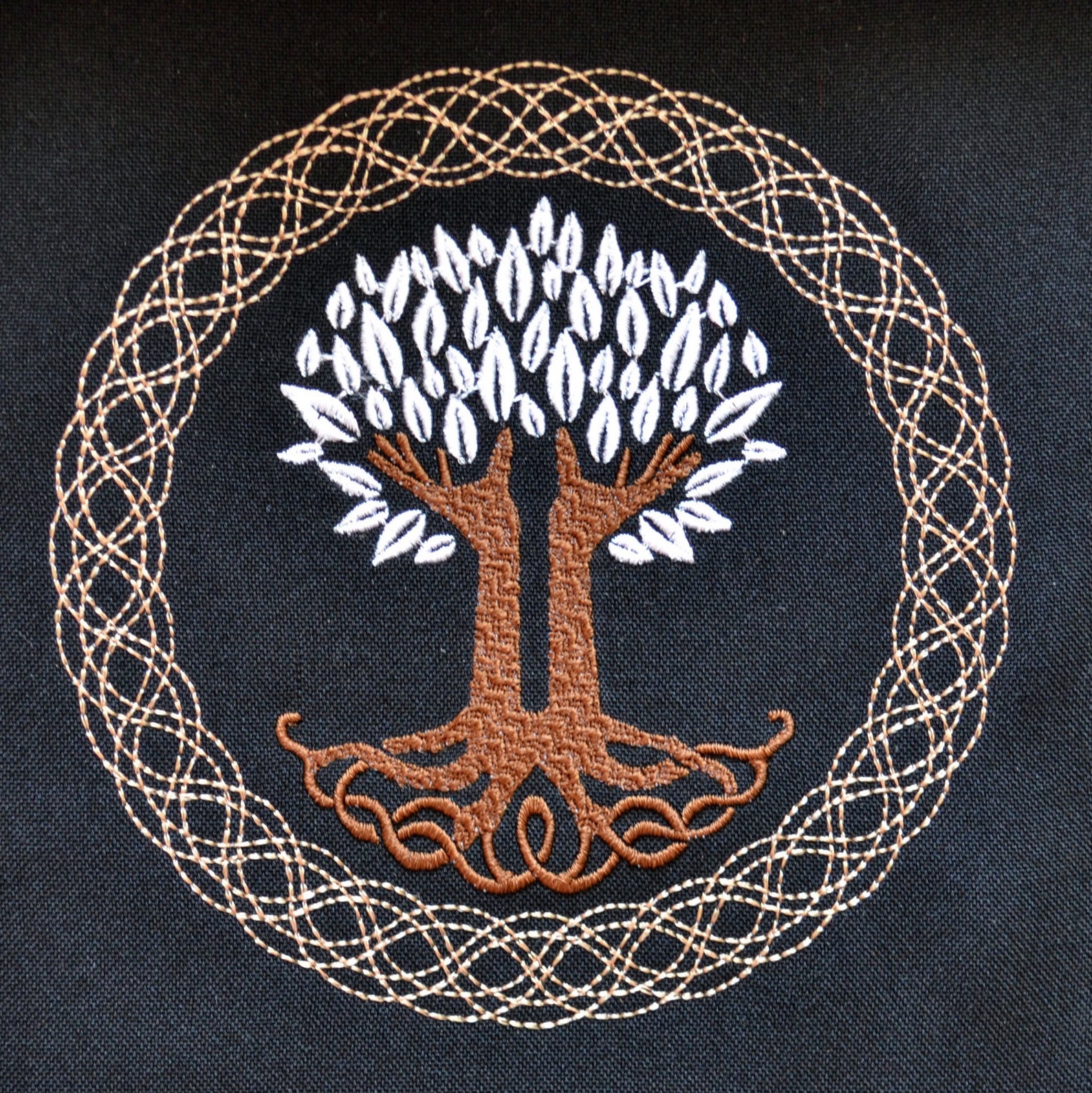 Tree of Life Embroidery Design, Celtic Life Cycle Digital Files ...