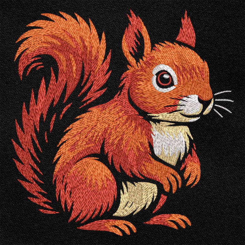 Embroidery Kit Squirrels - Etsy