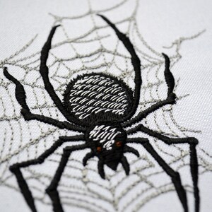 Realistic Gothic Spider Embroidery Designs Set - Lifelike Arachnid and ...