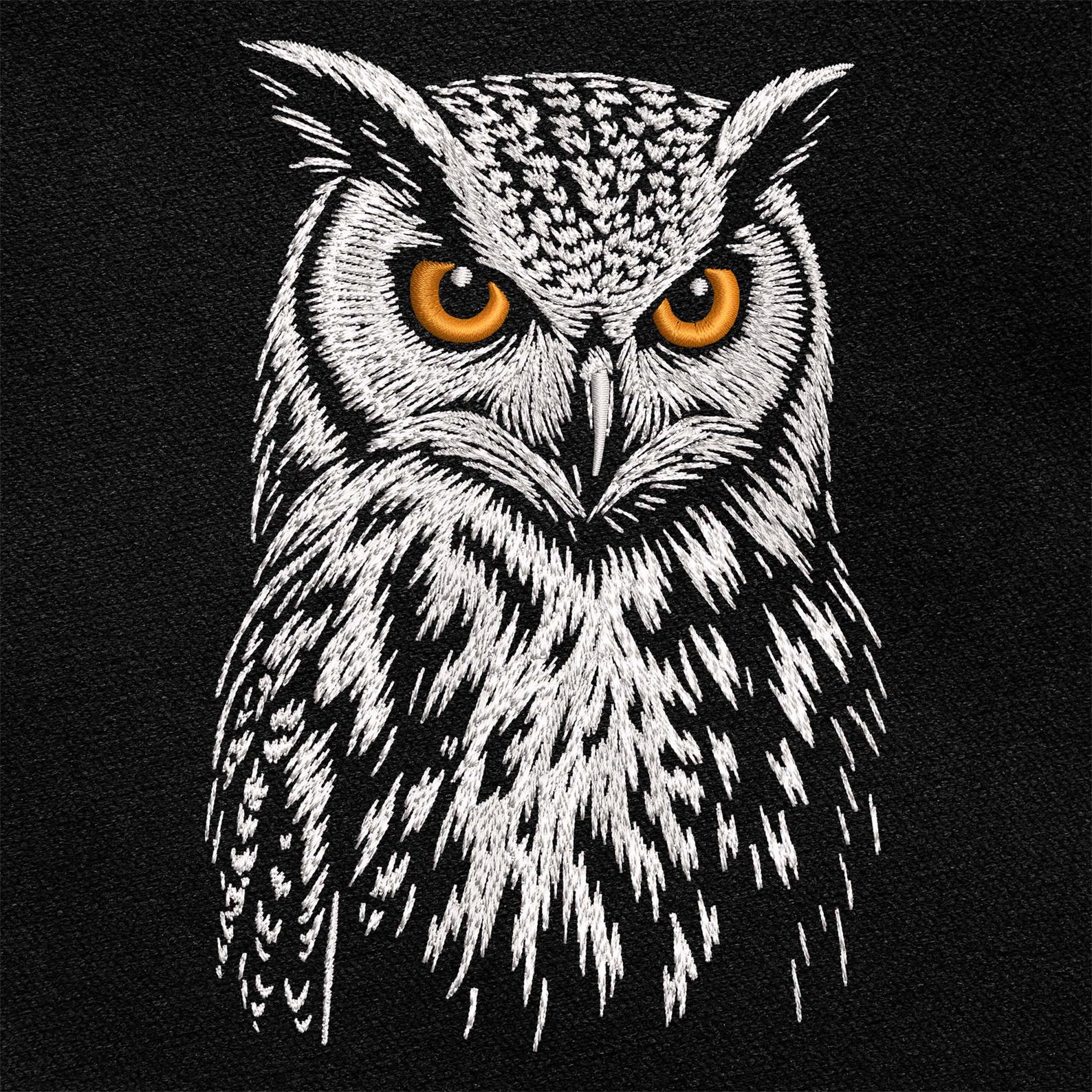 White Owl Embroidery Design, Digital File for Machine Embroidery on ...