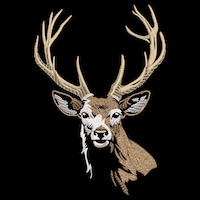 Deer Hunting Machine Embroidery Designs Buck Deer Head Embroidery ...