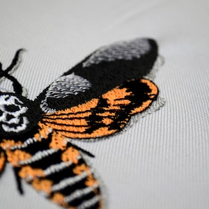 Death Head Moth Embroidery Design, Realistic Hawk Moth Skull Machine ...