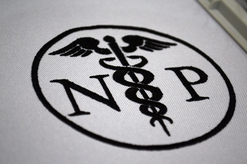 Nurse Practitioner Embroidery Design NP Medical Caduceus - Etsy