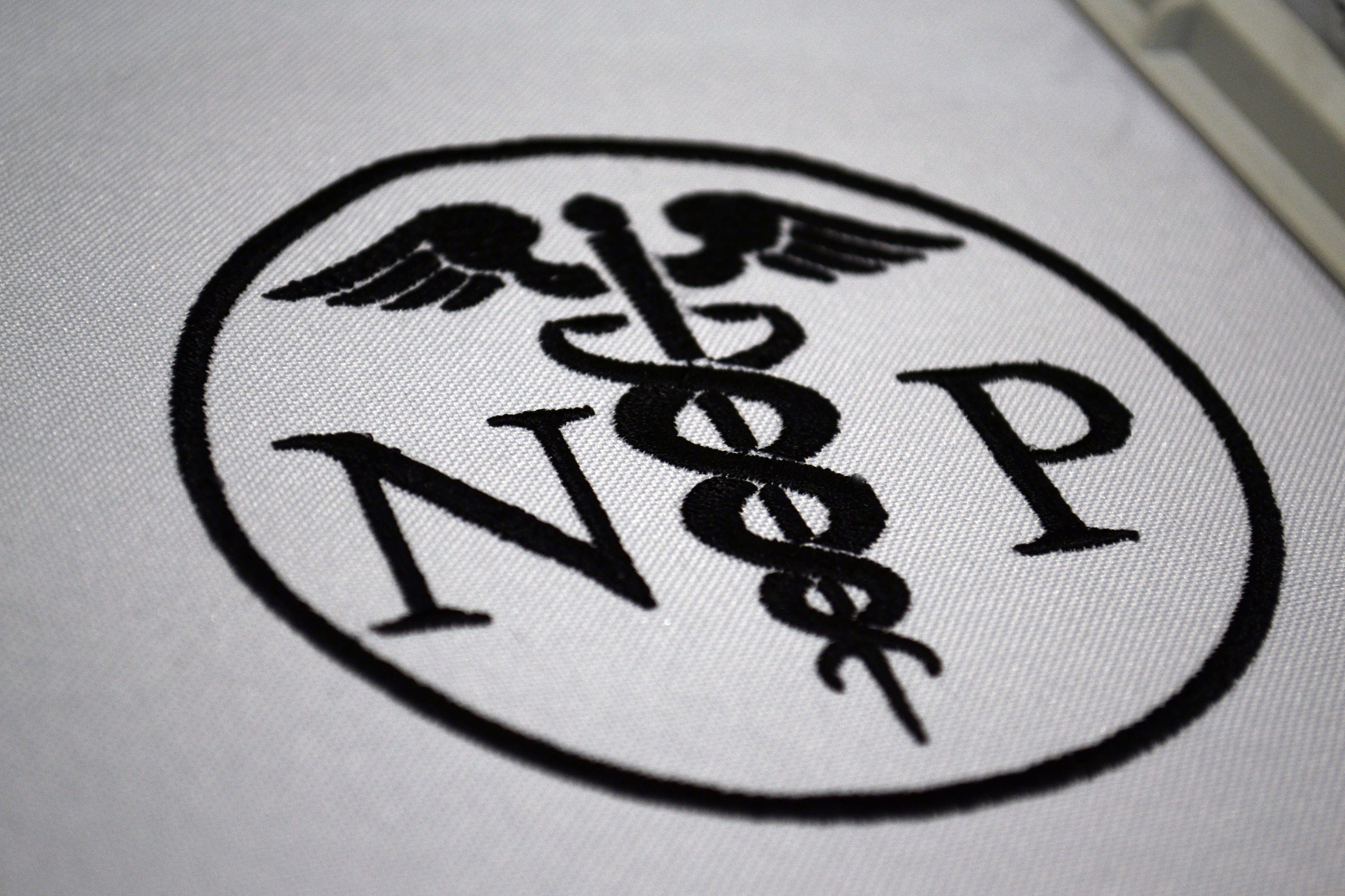 Nurse Practitioner Embroidery Design NP Medical Caduceus | Etsy