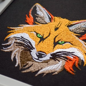 Fox Head Embroidery Designs Bundle, Quick and Fill Stitch Wild Animal ...
