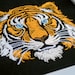 Elegant Tiger Head Embroidery Design - Wild Animal Majesty for Dark ...