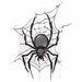 Realistic Gothic Spider Embroidery Designs Set - Lifelike Arachnid and ...
