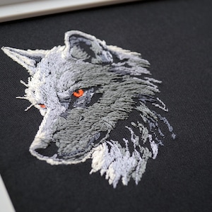 Realistic Wild Wolf Embroidery Designs Bundle - Lifelike Forest Animal ...