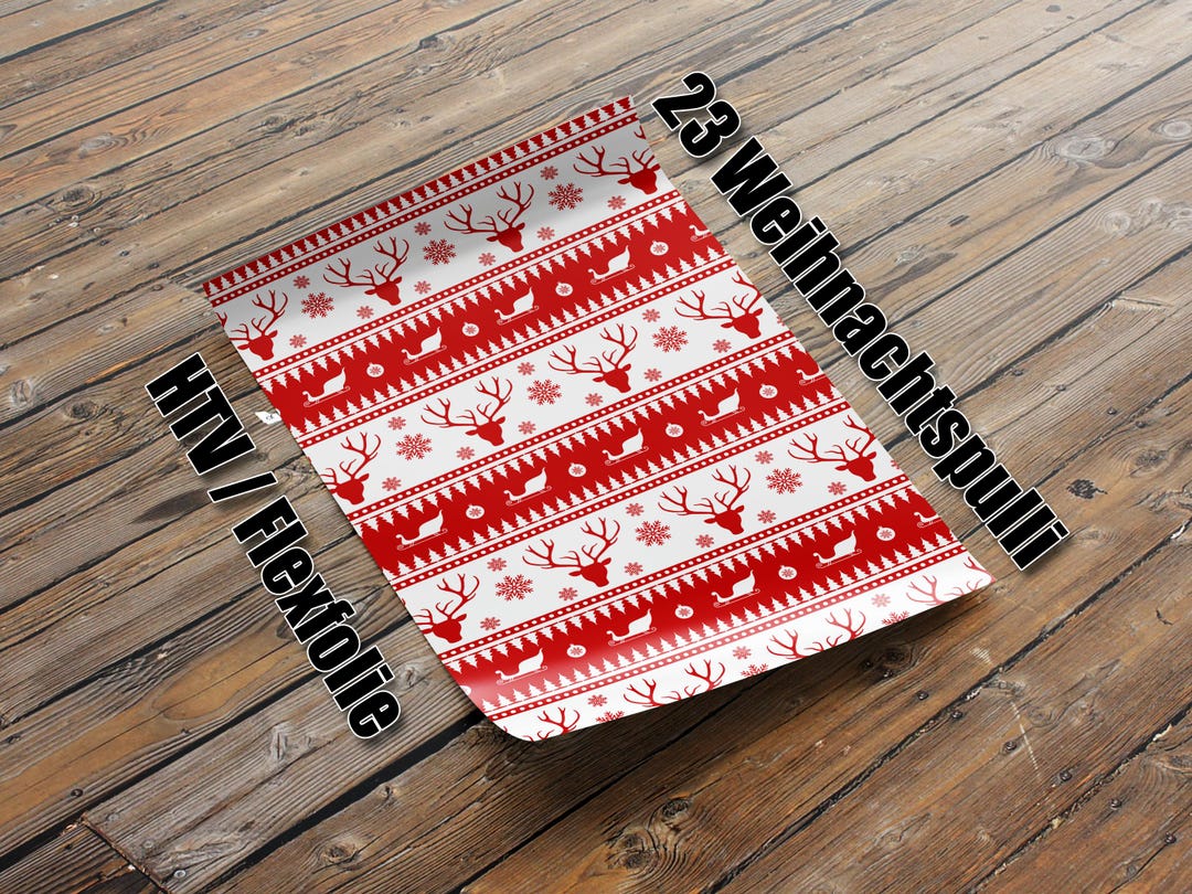 Christmas Flex Film HTV, Iron-on Film, Plotter Film Christmas Balls ...