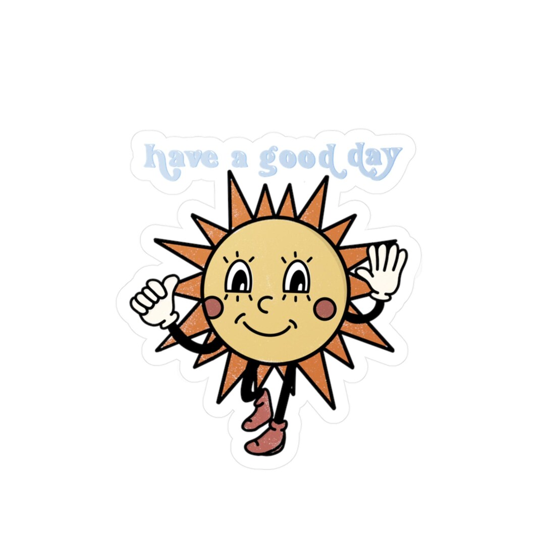 Good Day Vinyl Sticker - Etsy