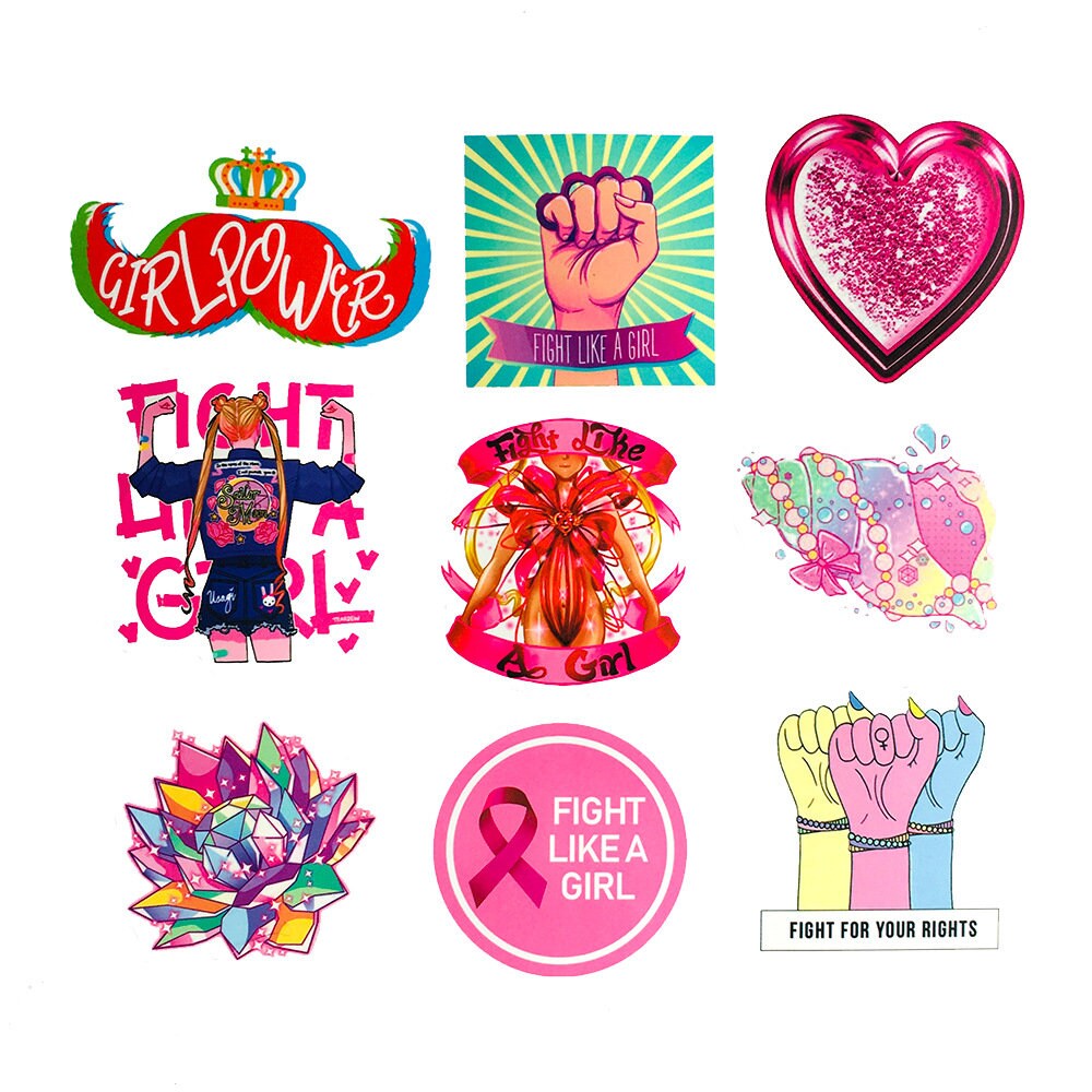 Girl Power Stickers Custom Waterproof Decals Girl Power Etsy
