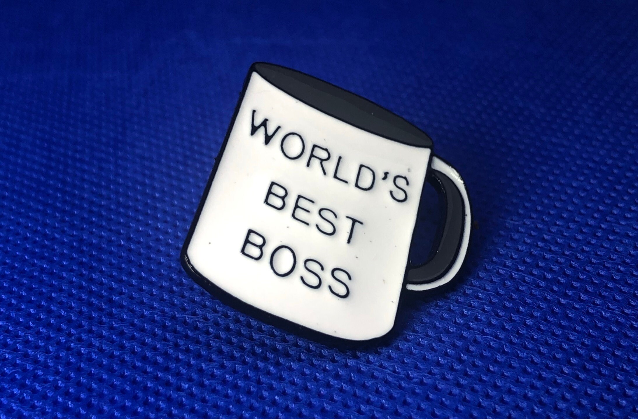 World's Best Boss The Office Pin Michael Scott Enamel | Etsy