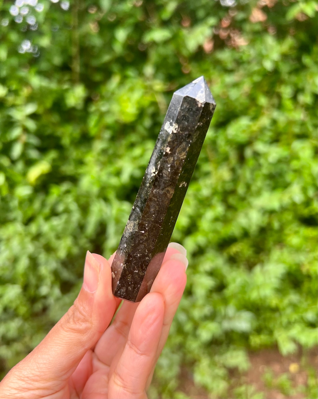 90mm Blue Pearl Larvikite Tower Point Stone Blue Pearl - Etsy