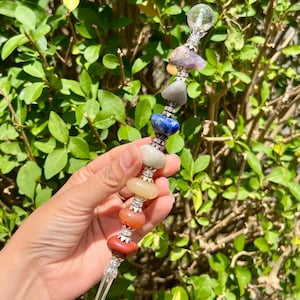 Chakra Merkaba Crystal Wand Chakra Healing Stick Meditation, Spiritual ...