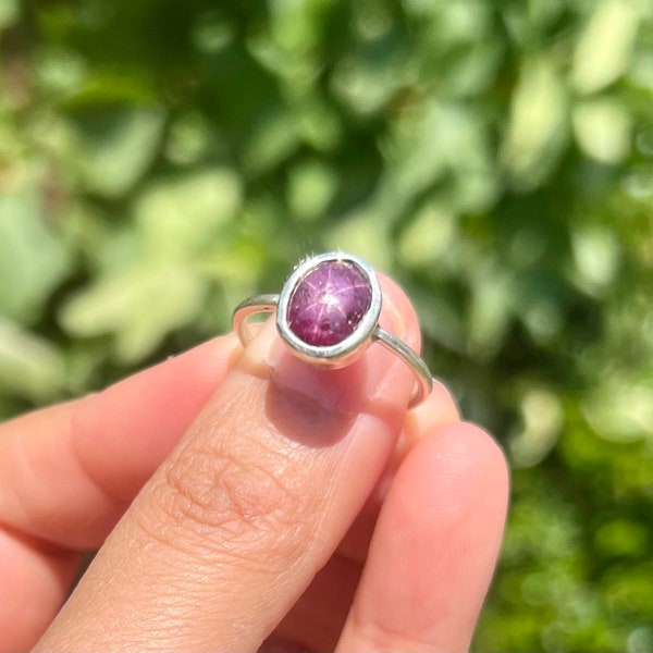 Star Ruby Ring - Etsy