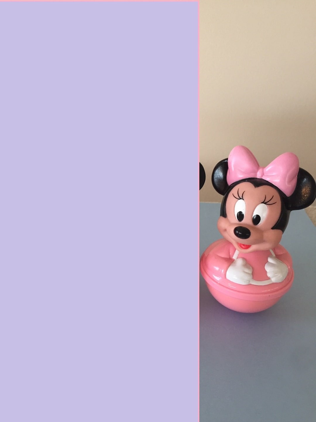 Disney Baby Roly Poly Figurine Vintage Baby Minnie Mouse Roly Poly ...