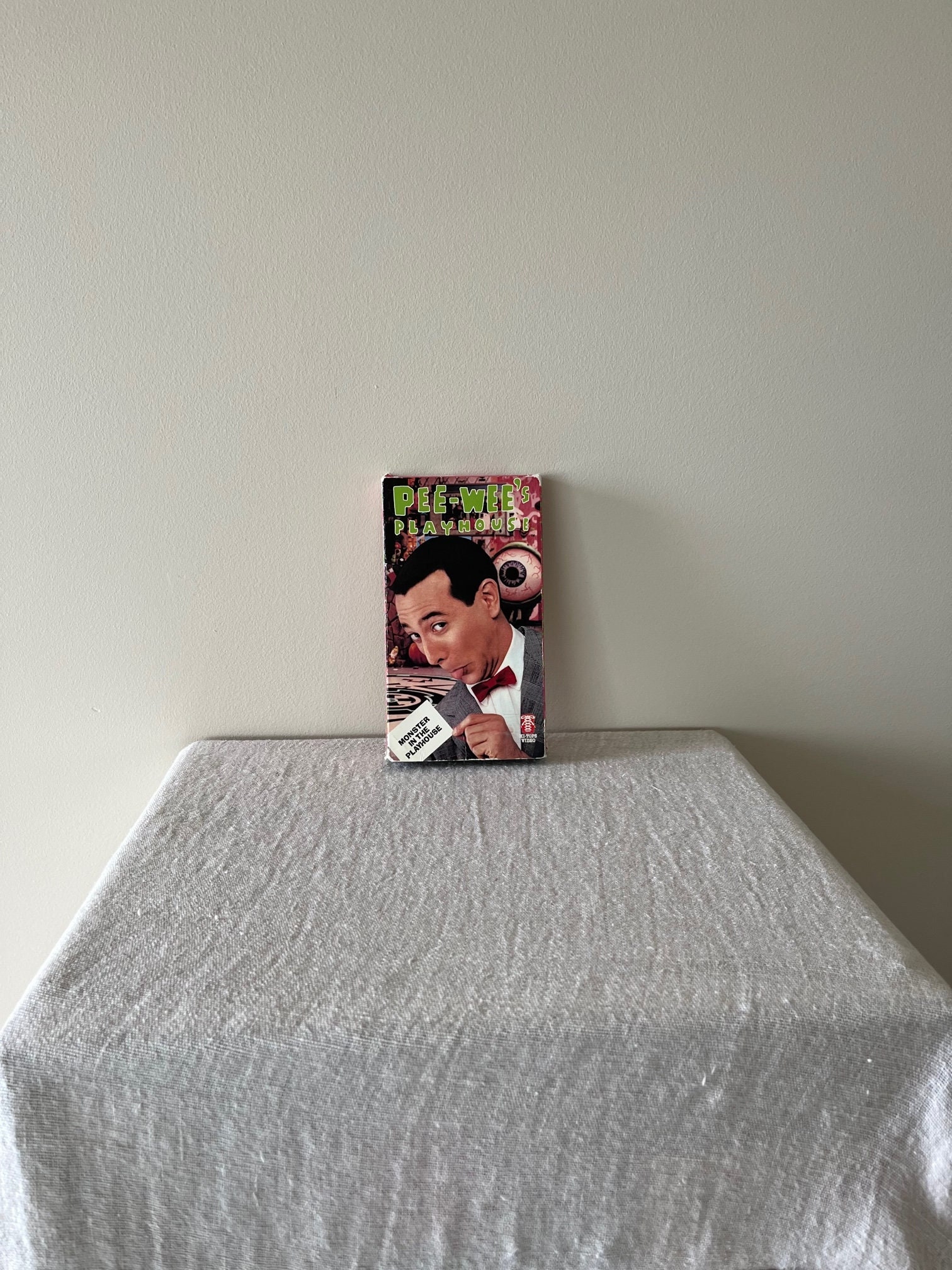 Vhs-pee-wee's Playhouse Vhs-monster in the House Tape-used - Etsy Hong Kong
