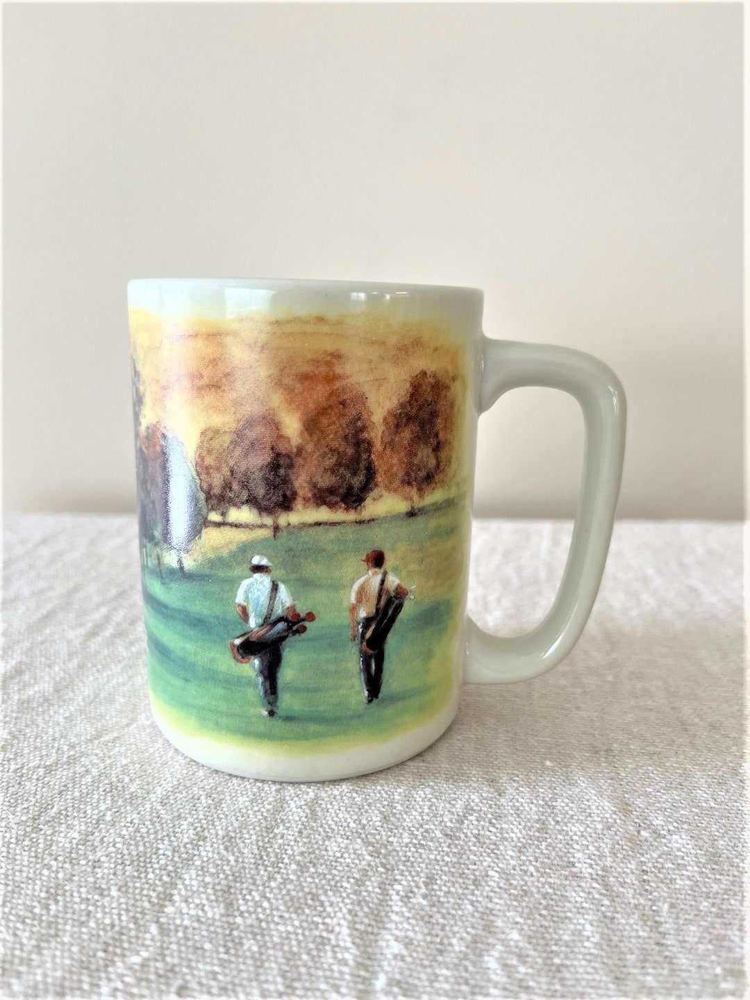 Otagiri Golfing Coffee Mug Japan figi Graphics Golfing Mug Vintage ...