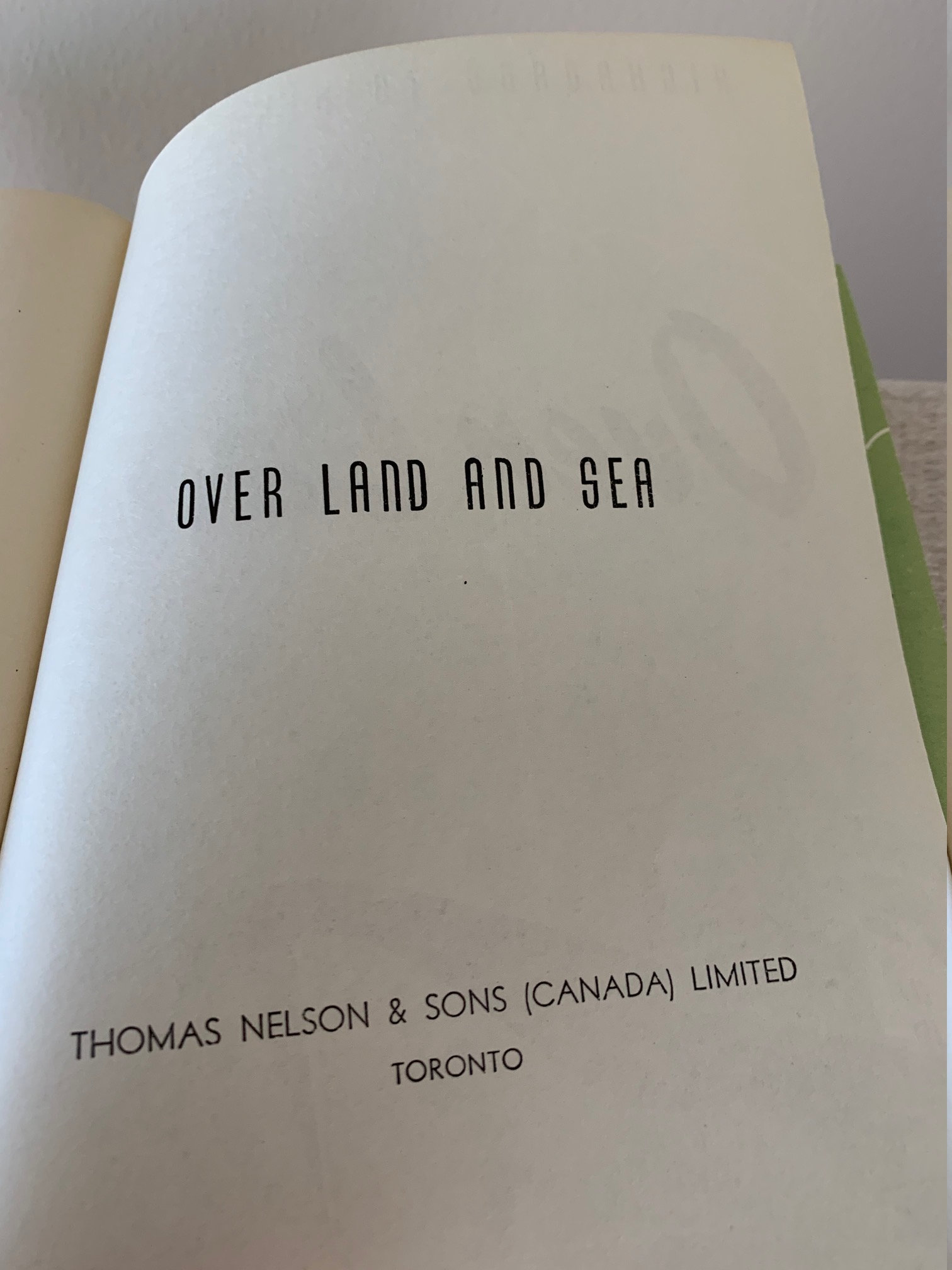 Book Canadian Over Land and Sea Highroads to Reading - Etsy.de