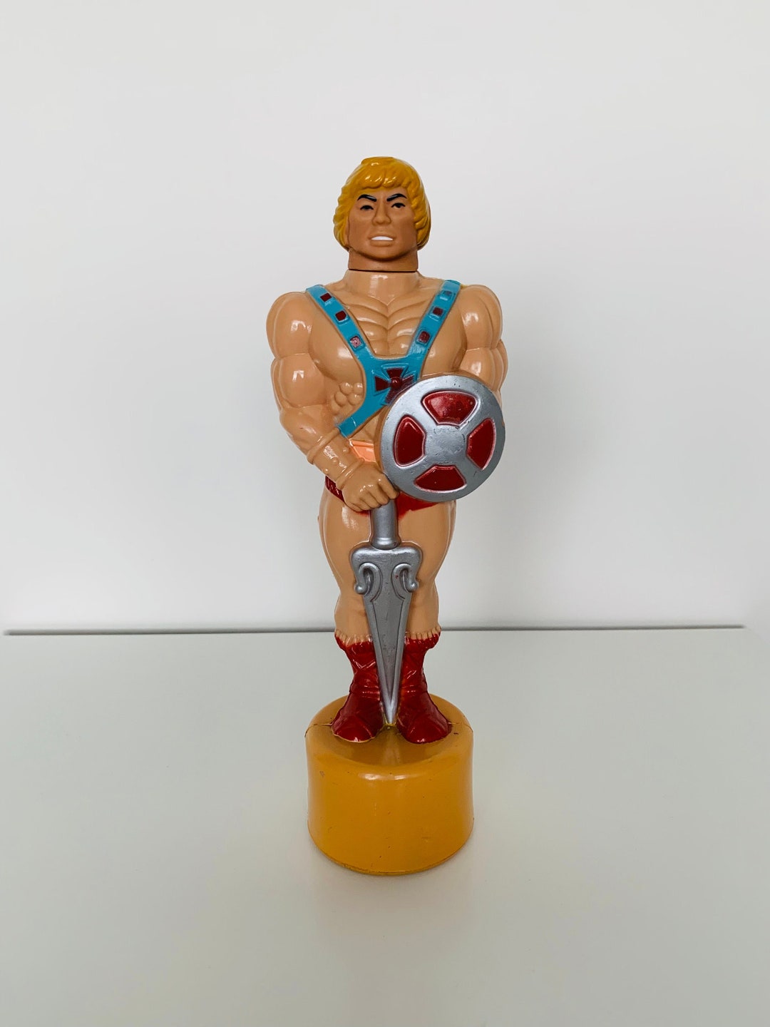 Vintage He Man Bubble Bath Bottle - Vintage Masters of the Universe ...