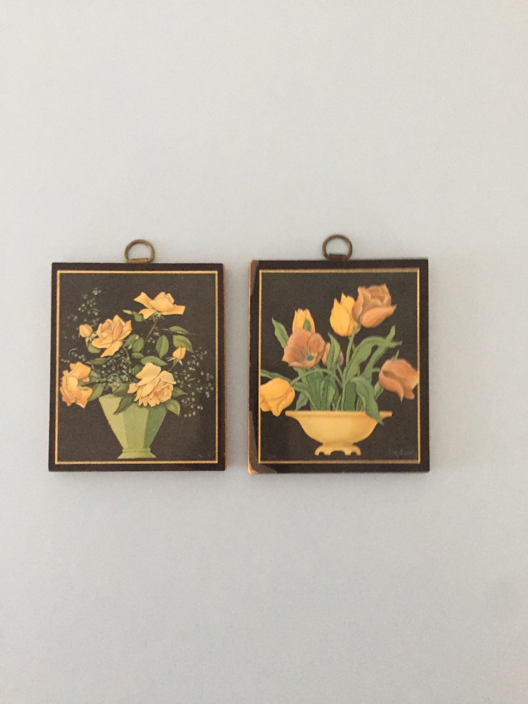 Decoupage British Empire Mini Decoupage Wall Pictures Signed Jean ...