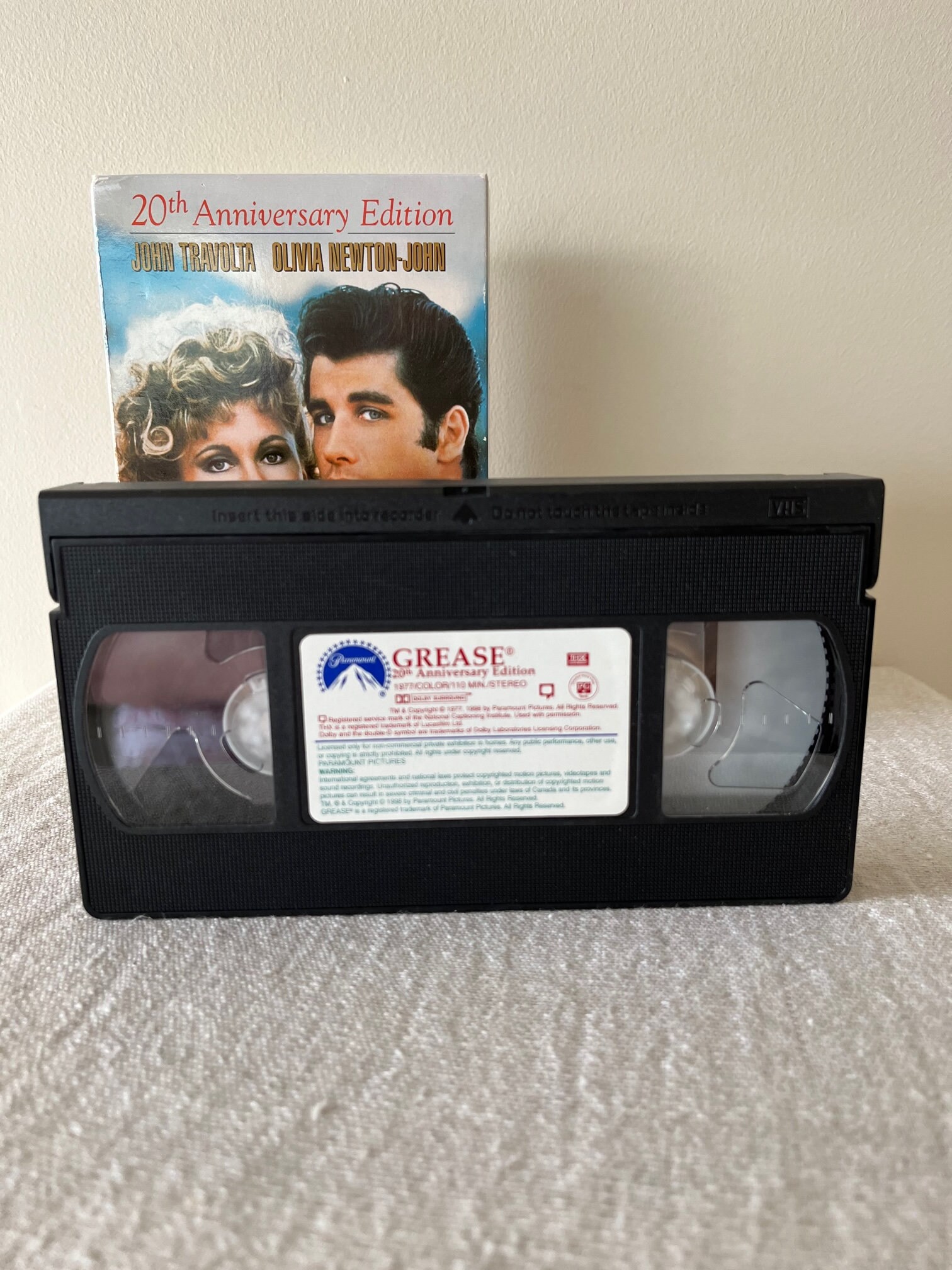 Vhs-grease 20th Anniversary Edition VHS and CD Combination - Etsy