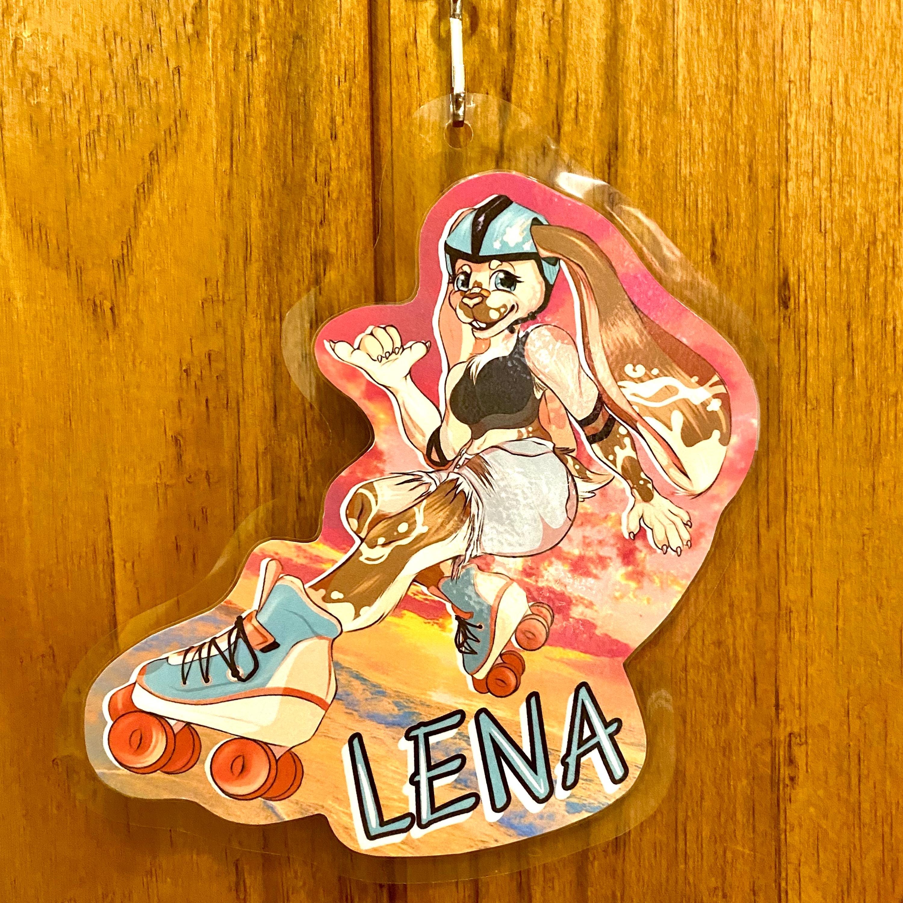 Fullbody Fursuit Action Badge | Fully Custom Furry Convention Badges ...