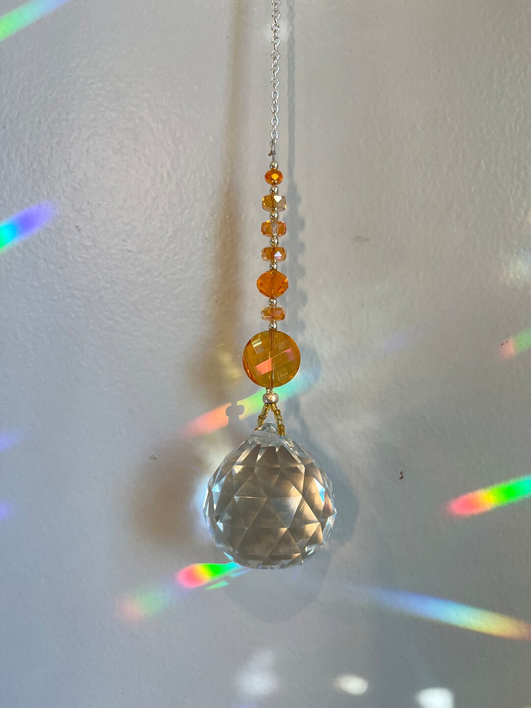 Crystal Sun Catcher, Rainbow Maker, Prisms, Home Decor., - Etsy